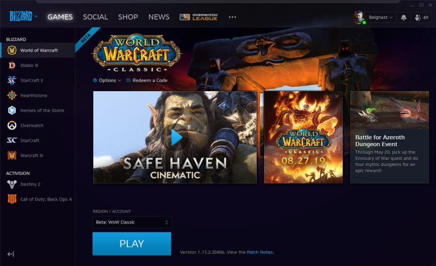 WoWClassicBeta-Launcher.jpg – AggroChat
